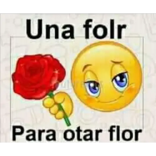 Una flor para otra flor #8926002 Sticker de WhatsApp - DescargarStickers