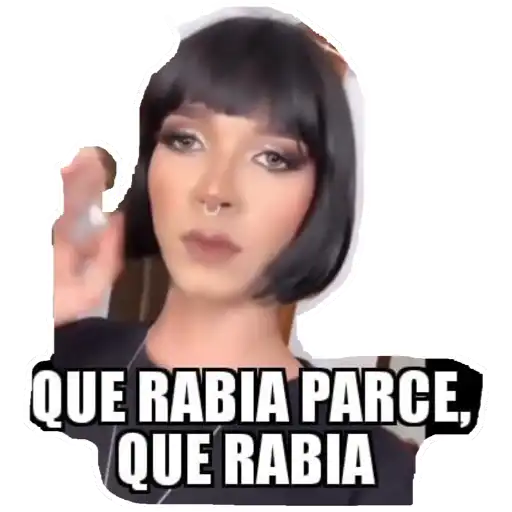 Que rabia parce, que rabia Sticker de WhatsApp - DescargarStickers