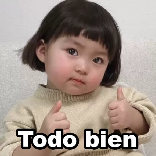 Todo bien Sticker de WhatsApp - DescargarStickers
