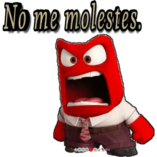 No me molestes Sticker de WhatsApp - DescargarStickers