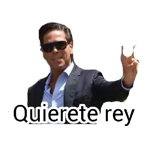 Quierete rey Sticker de WhatsApp - DescargarStickers