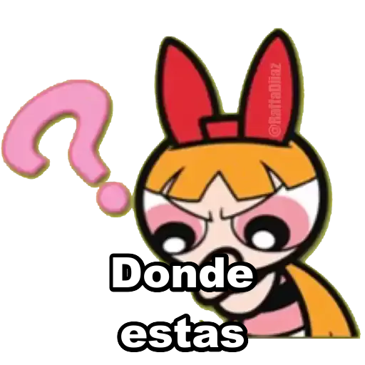 Donde estas #0755047 Sticker de WhatsApp - DescargarStickers