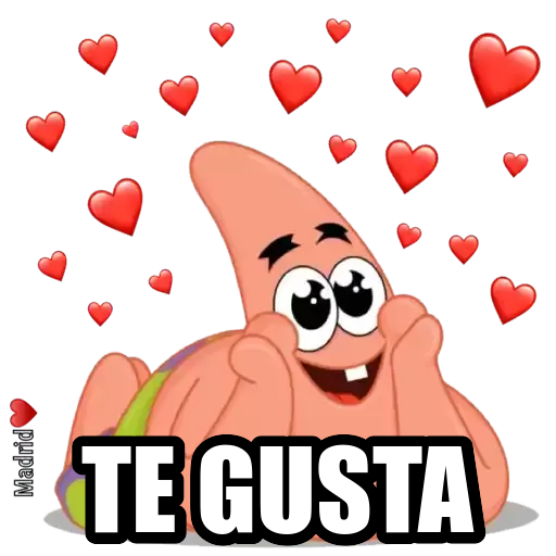TE GUSTA Sticker de WhatsApp - DescargarStickers