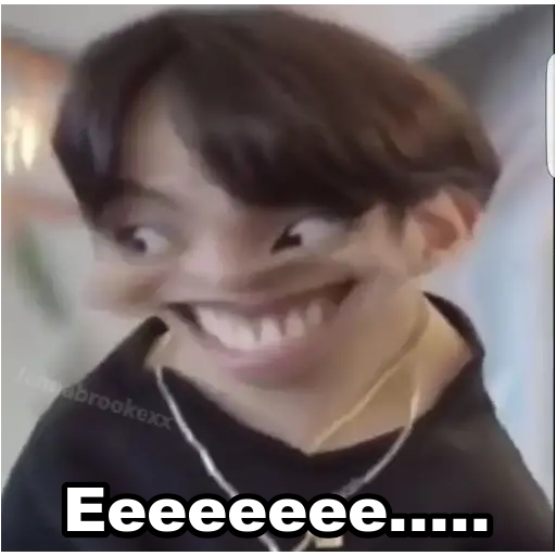 Eeeeeeee..... Sticker de WhatsApp - DescargarStickers