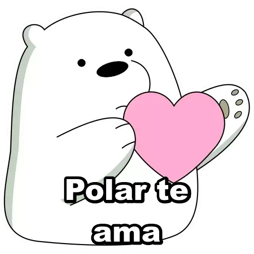 Polar Te Ama 6336479 Sticker De Whatsapp Descargarstickers