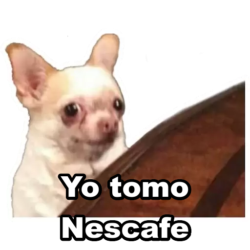 Sticker Yo tomo Nescafe PNG - DescargarStickers