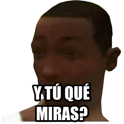 Y TÚ QUÉ MIRAS? Sticker de WhatsApp - DescargarStickers