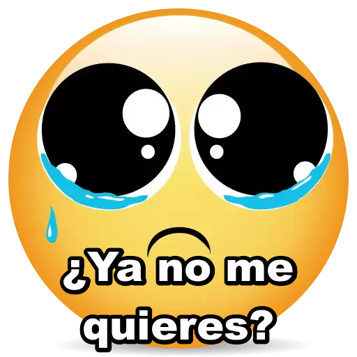 ¿Ya no me quieres? #9012216 Sticker de WhatsApp - DescargarStickers