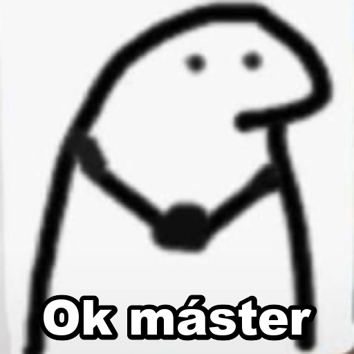 Ok máster Sticker de WhatsApp - DescargarStickers