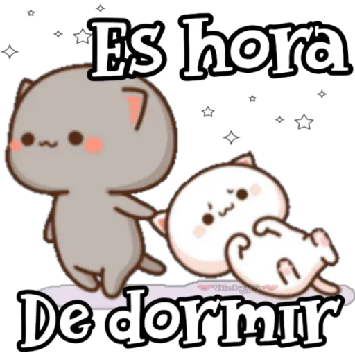 Es hora de dormir #049167 Sticker de WhatsApp - DescargarStickers