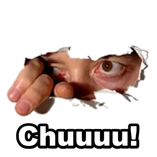 Chuuuu! Sticker de WhatsApp - DescargarStickers