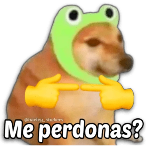 Me perdonas? #365680 Sticker de WhatsApp - DescargarStickers