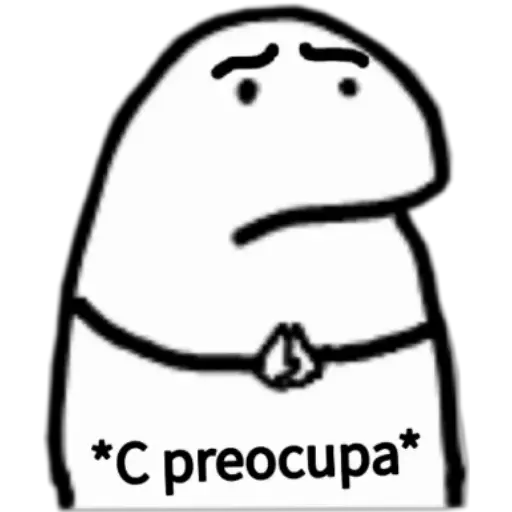 *C preocupa* Sticker de WhatsApp - DescargarStickers