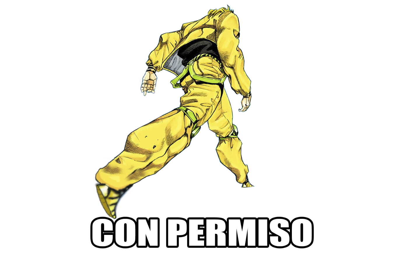 Con permiso Sticker de WhatsApp - DescargarStickers