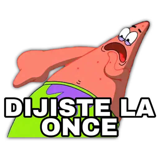 Dijiste la once Sticker de WhatsApp - DescargarStickers