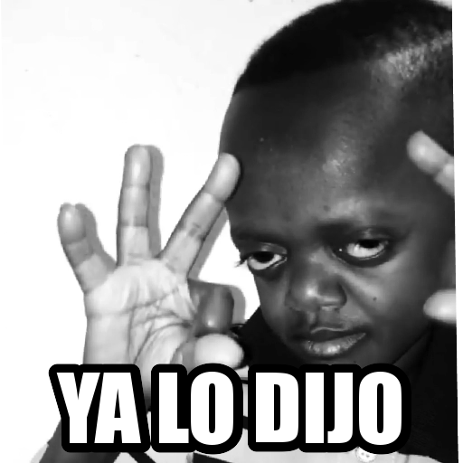 Ya lo dijo Sticker de WhatsApp - DescargarStickers