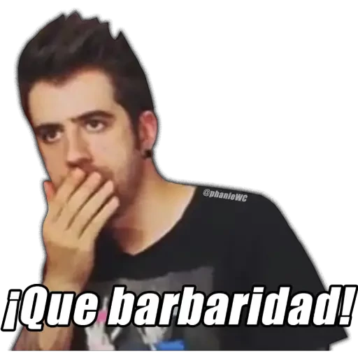 Sticker ¡Qué barbaridad! #565665 PNG - DescargarStickers