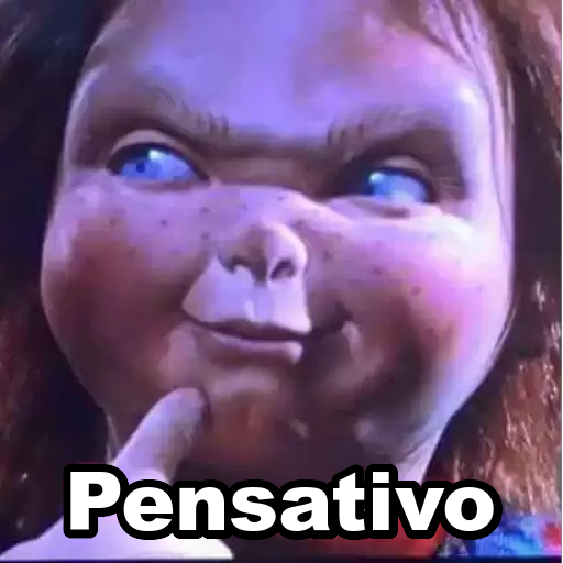 Pensativo Sticker de WhatsApp - DescargarStickers