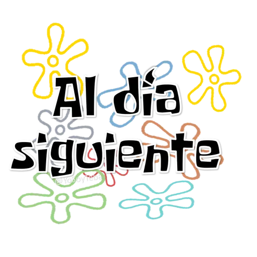 Al día siguiente Sticker de WhatsApp - DescargarStickers