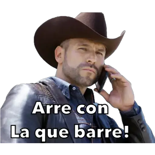 Arre con la que barre! Sticker de WhatsApp - DescargarStickers
