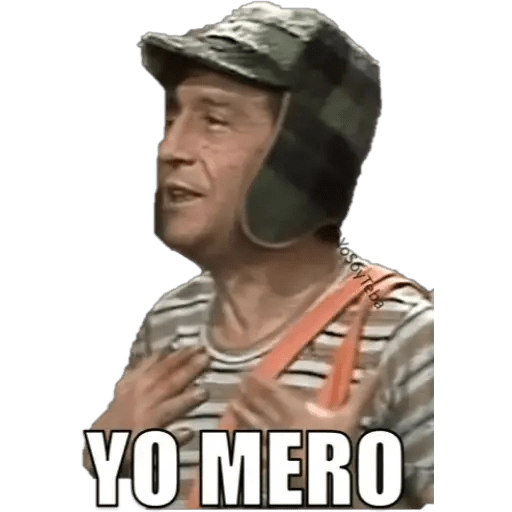 YO MERO Sticker de WhatsApp - DescargarStickers