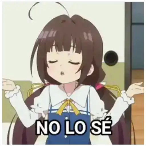 No lo sé #032471 Sticker de WhatsApp - DescargarStickers