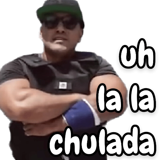 Uh la la chulada #044776 Sticker de WhatsApp - DescargarStickers