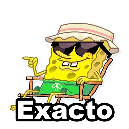 Exacto Sticker de WhatsApp - DescargarStickers