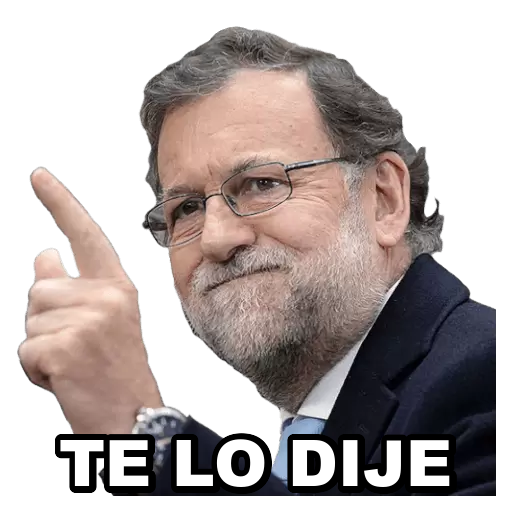 TE LO DIJE Sticker de WhatsApp - DescargarStickers