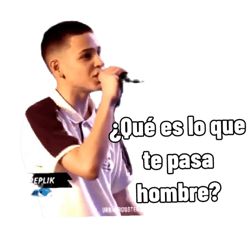 ¿Qué es lo que te pasa hombre? Sticker de WhatsApp - DescargarStickers