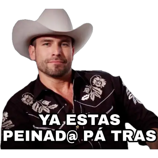 Sticker Ya estas peinado pá tras PNG - DescargarStickers