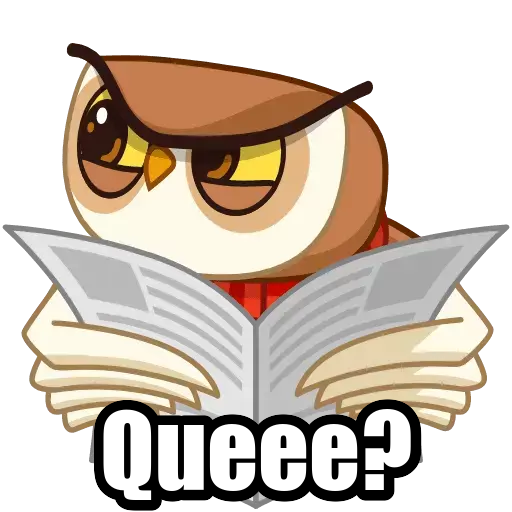 Queee? Sticker de WhatsApp - DescargarStickers