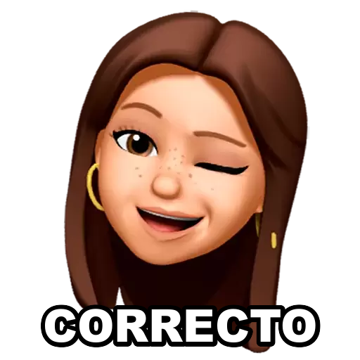 CORRECTO Sticker de WhatsApp - DescargarStickers