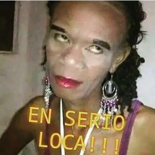 EN SERIO LOCA!!! Sticker de WhatsApp - DescargarStickers