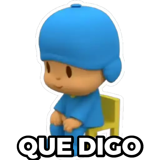 QUE DIGO PNG transparente - Descargar Stickers