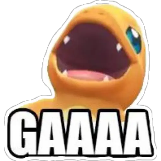 Sticker GAAAA PNG - DescargarStickers