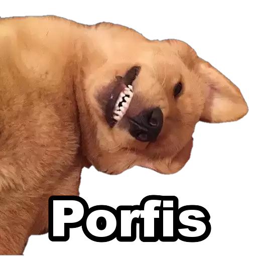 Porfis Sticker de WhatsApp - DescargarStickers