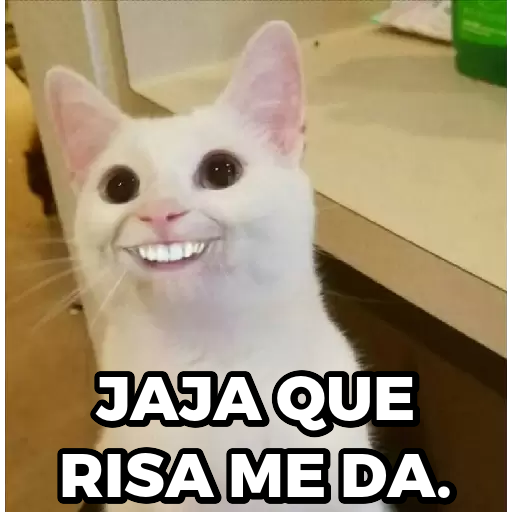 Sticker JAJA QUE RISA ME DA. PNG - DescargarStickers
