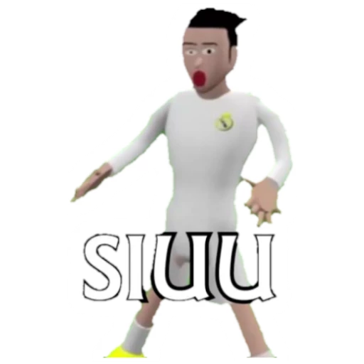 Sticker Siuu PNG - DescargarStickers