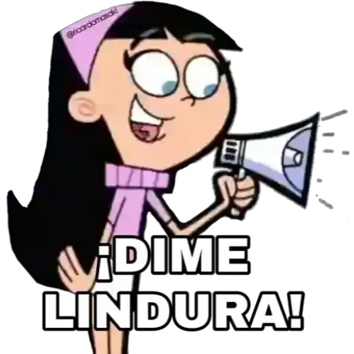 Sticker DIME LINDURA! PNG - DescargarStickers