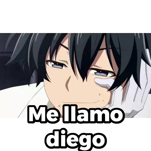 Me llamo diego Sticker de WhatsApp - DescargarStickers