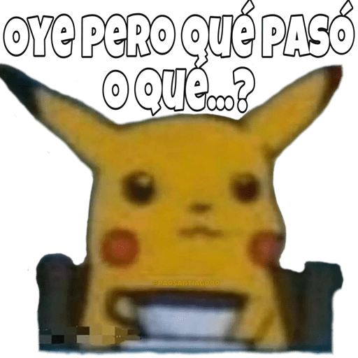 Oye pero que paso o que…? Sticker de WhatsApp - DescargarStickers