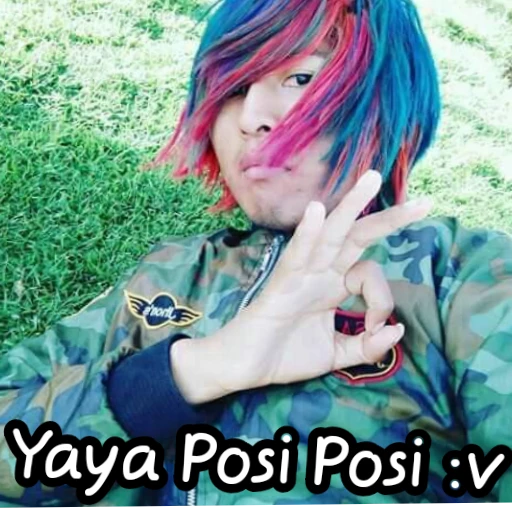 Yaya Posi Posi :V Sticker de WhatsApp - DescargarStickers