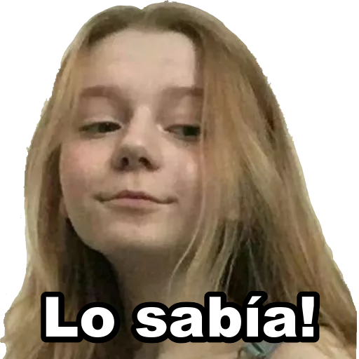 Lo sabía! PNG transparente - Descargar Stickers