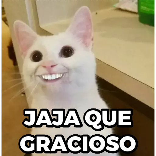 JAJA QUE GRACIOSO Sticker de WhatsApp - DescargarStickers
