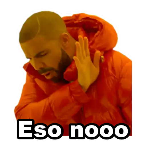 Eso nooo Sticker de WhatsApp - DescargarStickers