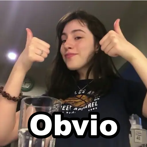 Obvio Sticker de WhatsApp - DescargarStickers