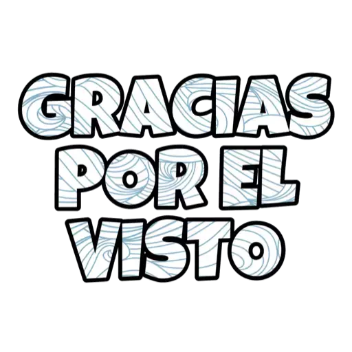 Gracias por el visto Sticker de WhatsApp - DescargarStickers