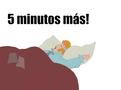 Sticker 5 minutos más! GIF - DescargarStickers