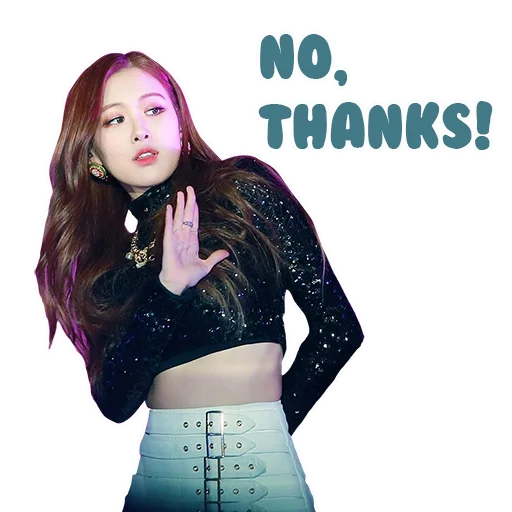 Sticker NO, THANKS! PNG - DescargarStickers
